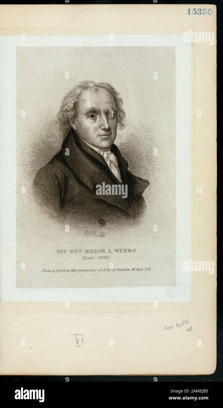 Mason weems Banque de photographies et d’images à haute résolution - Alamy