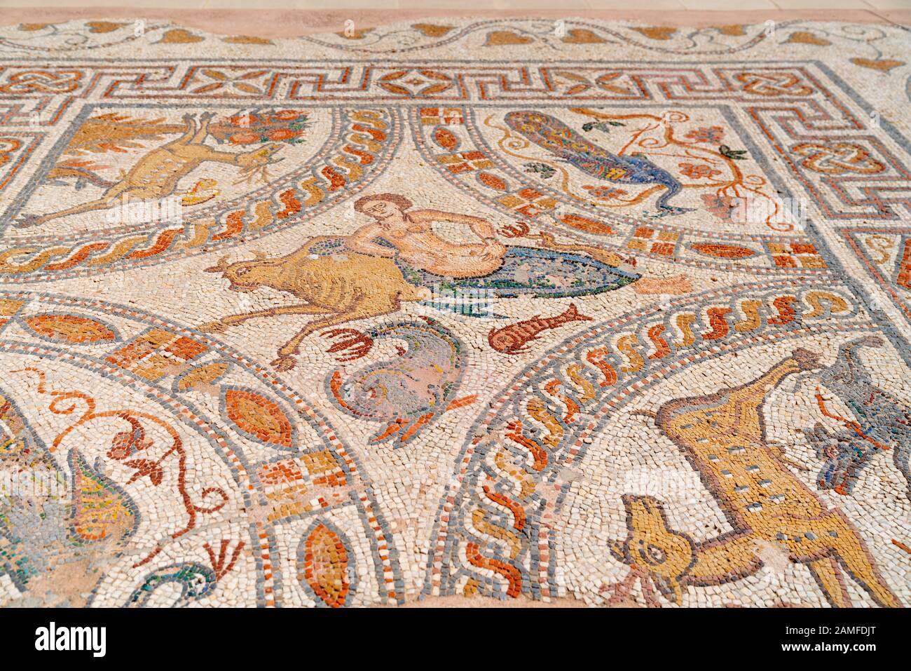 Greek mosaic pattern Banque de photographies et d’images à haute ...