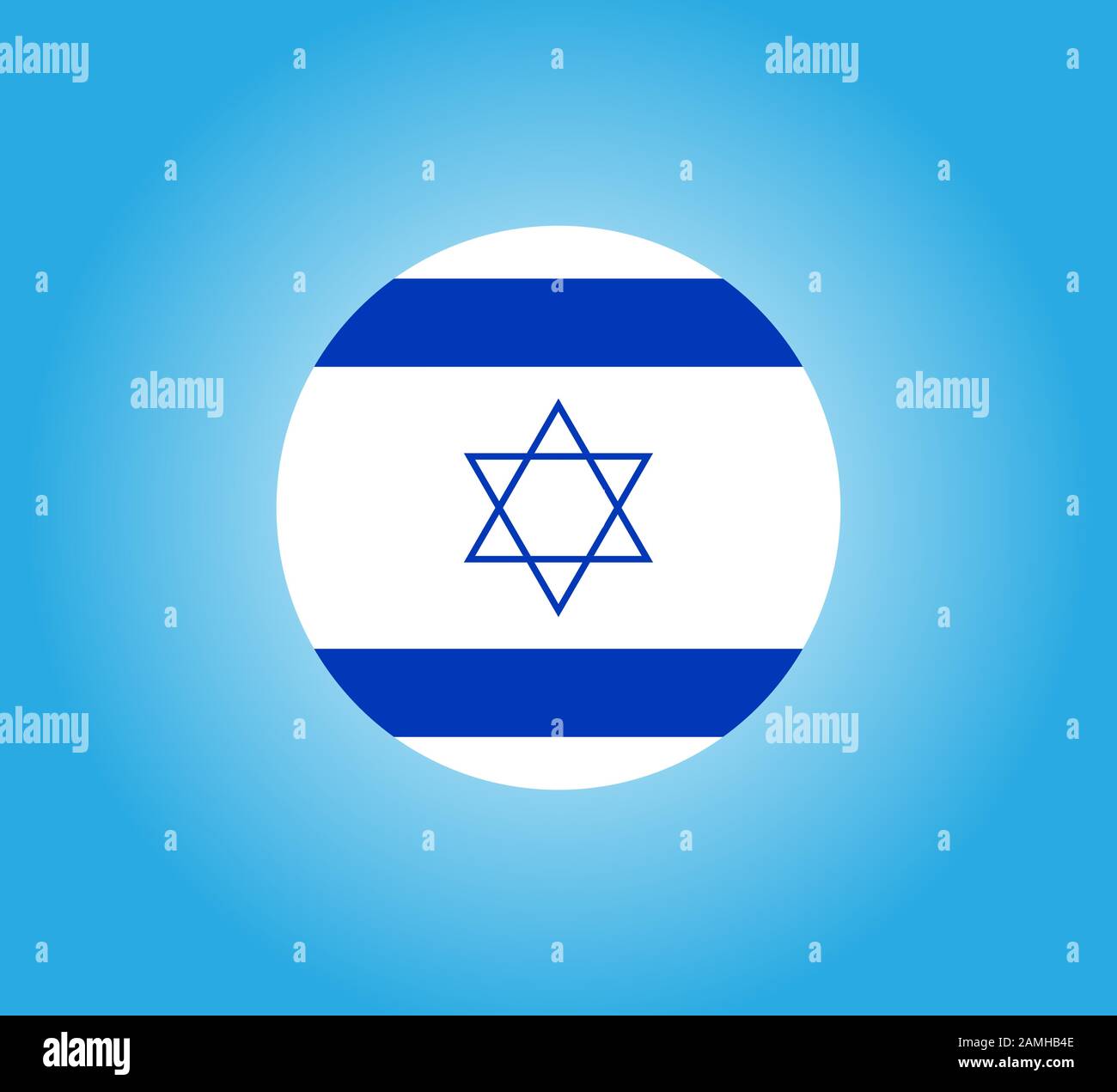 Drapeau d'Israël. Drapeau officiel d'Israël. Vector illustration Image ...