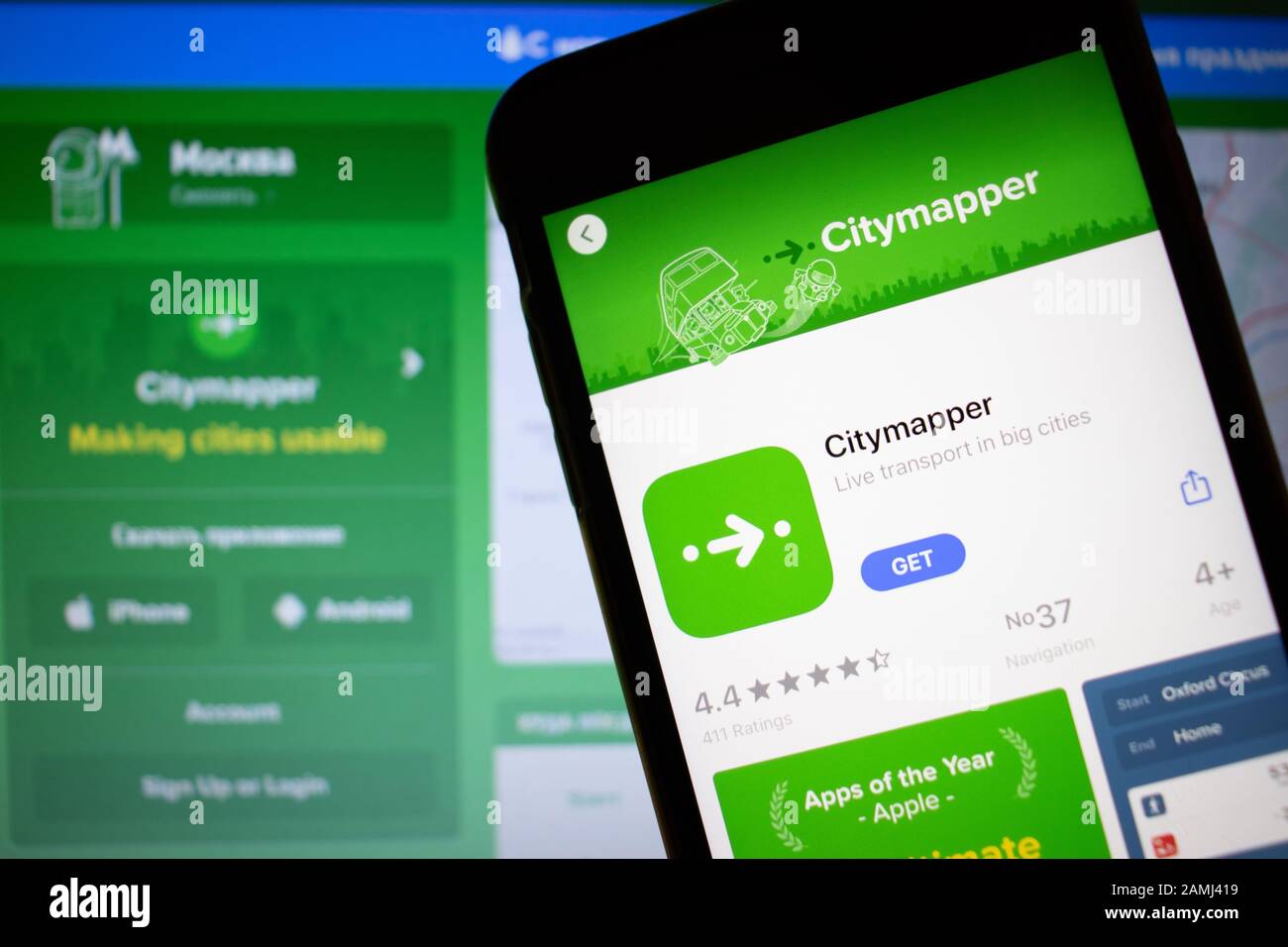 Logo de citymapper Banque de photographies et d’images à haute ...