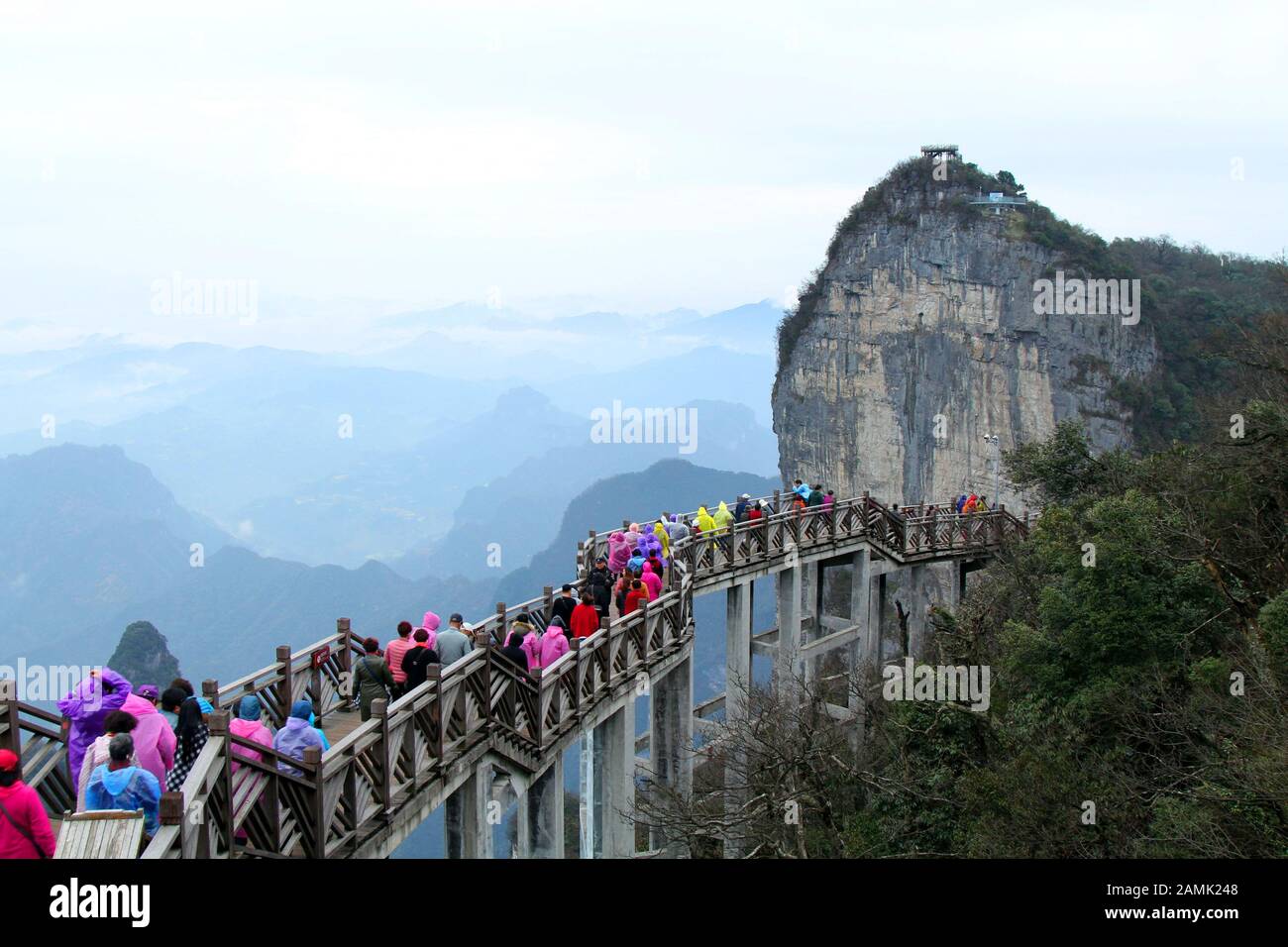 Hunan, Hunan, Chine. 14 janvier 2020. Hunan, LES montagnes CHINA ...