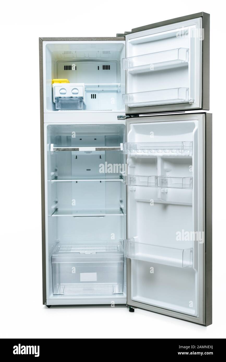 Frigo ouvert Banque d'images détourées - Alamy