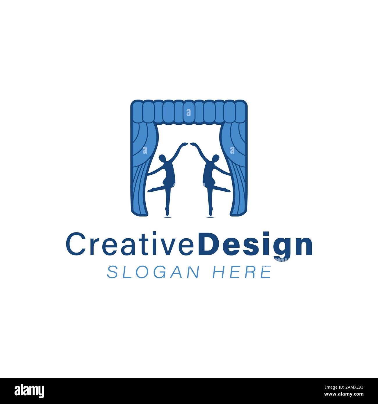 Idées de logo de spectacle de danse de ballet. Logo inspiration ...