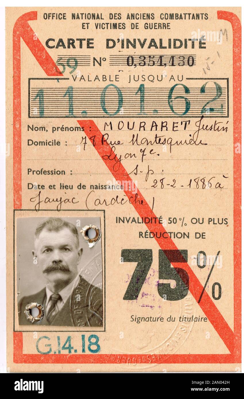 Invalide de guerre Banque d'image et photos - Alamy