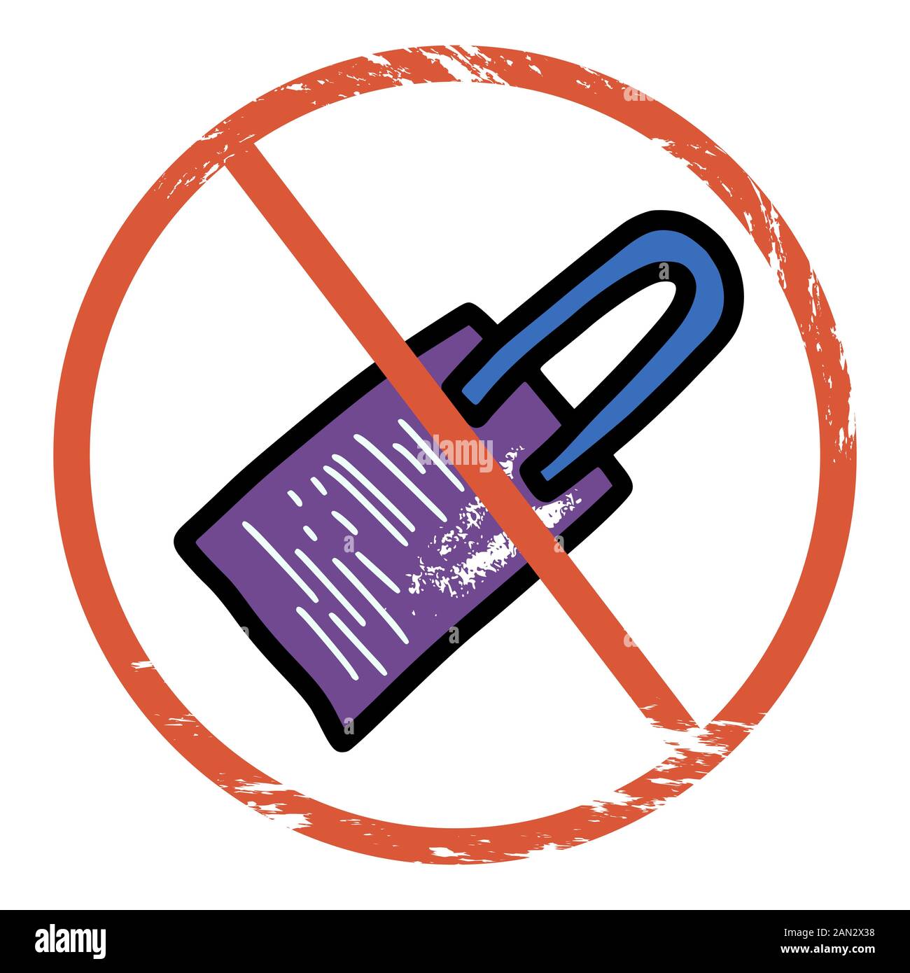 Rien permis Banque d'images vectorielles - Alamy