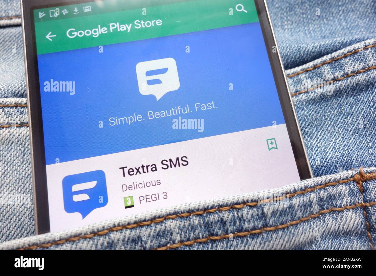 Textra sms Banque de photographies et d’images à haute résolution - Alamy