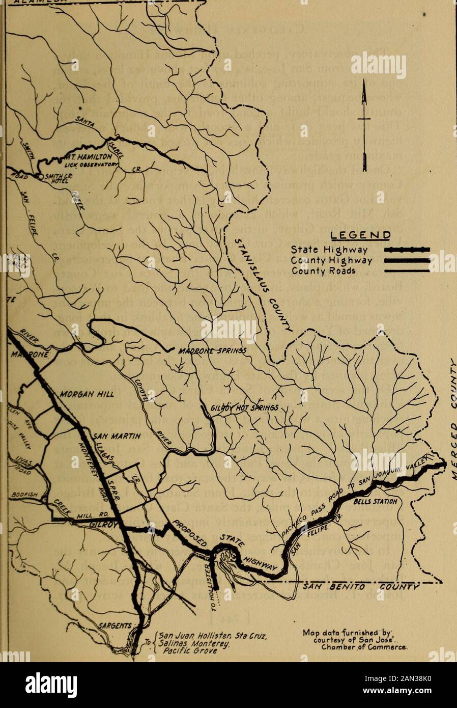 Santa clara county map Banque de photographies et d’images à haute ...