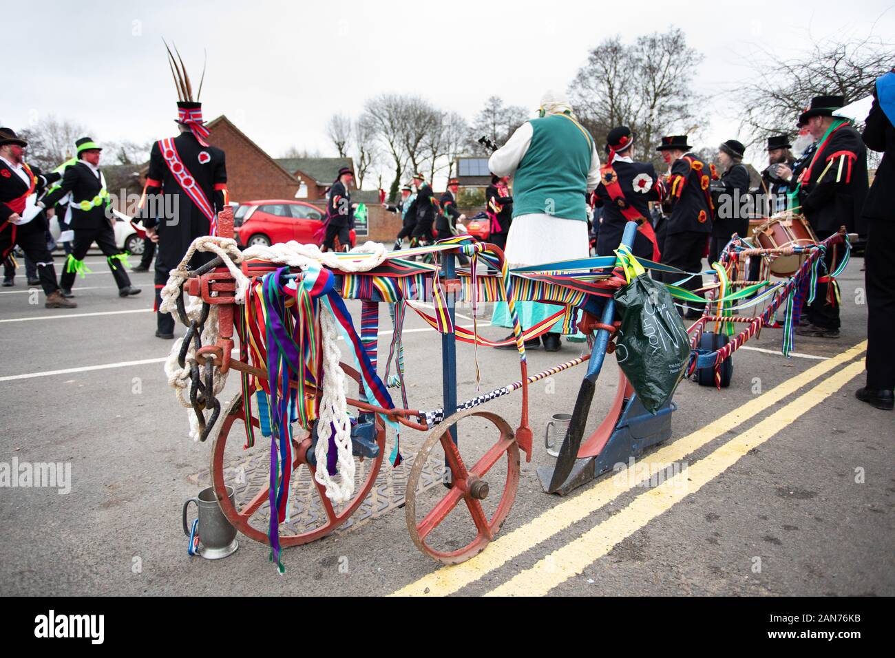 Raddling leurs visages Banque de photographies et d’images à haute ...