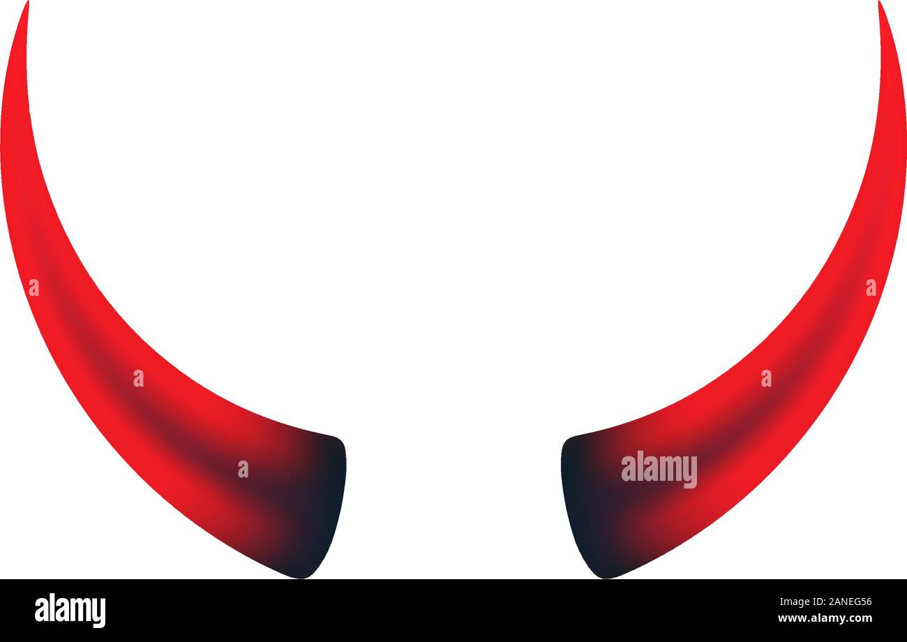 Corne du diable l'icône vecteur illustration modèle logo design Image ...