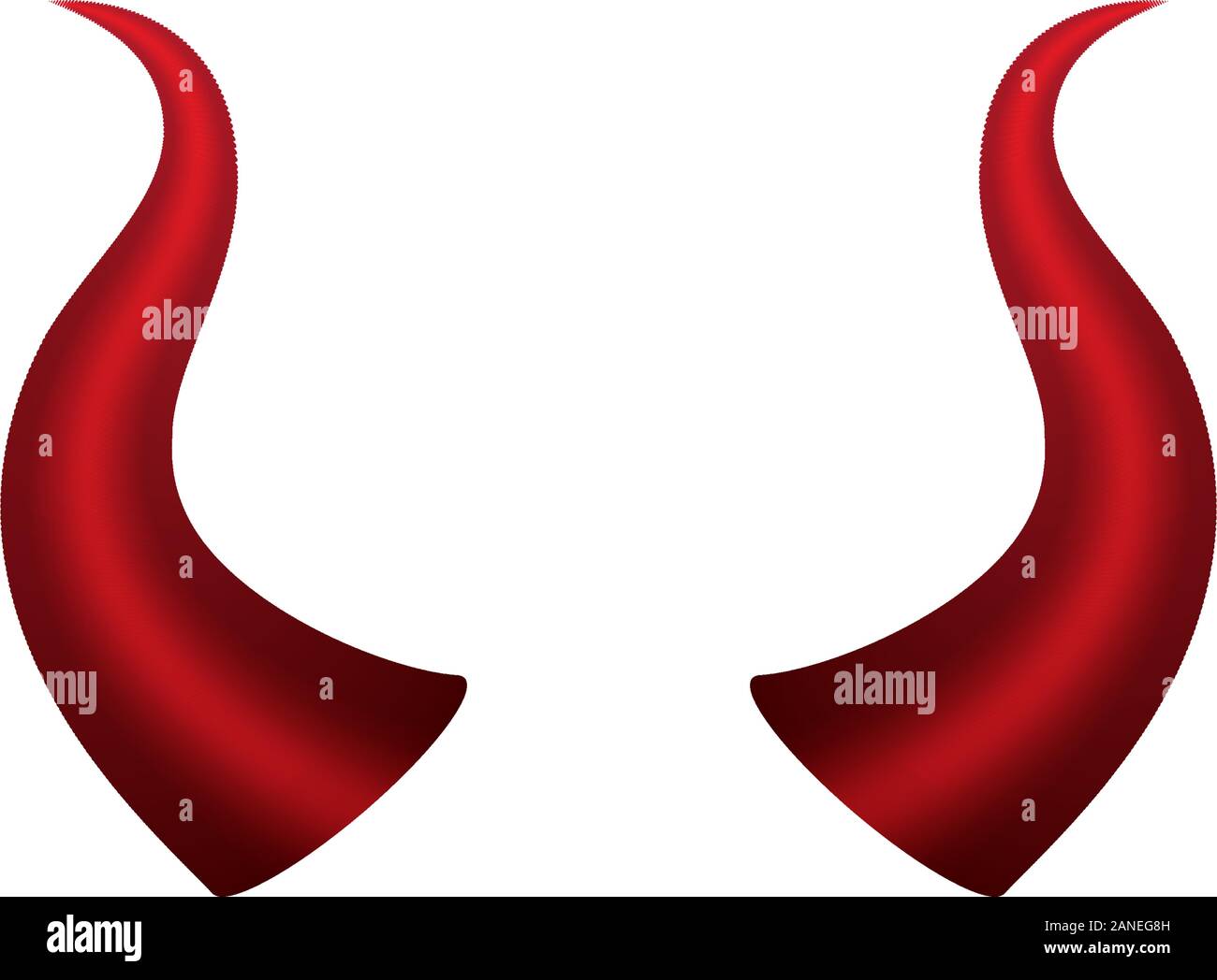 Corne du diable l'icône vecteur illustration modèle logo design Image ...