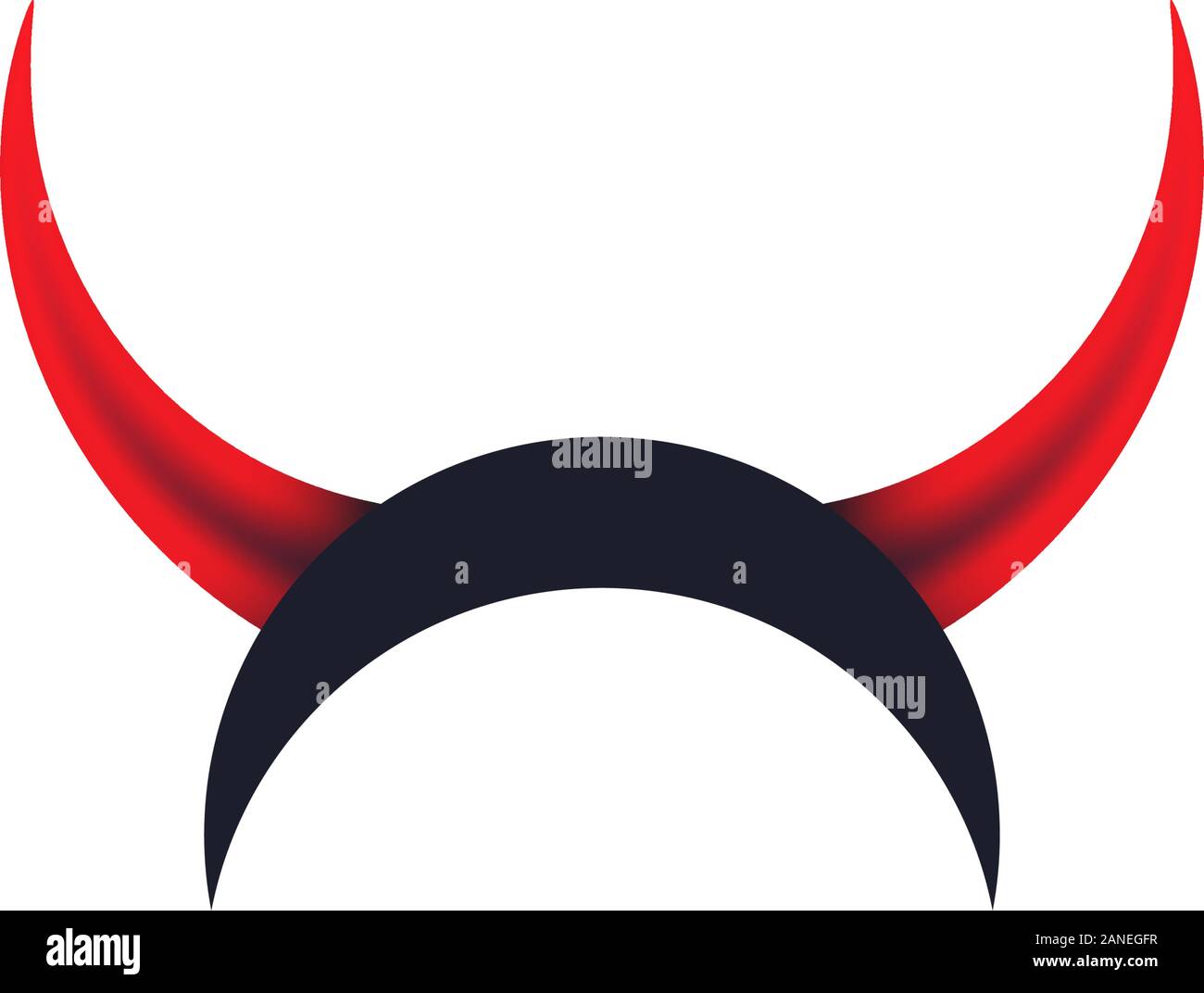 Corne du diable l'icône vecteur illustration modèle logo design Image ...