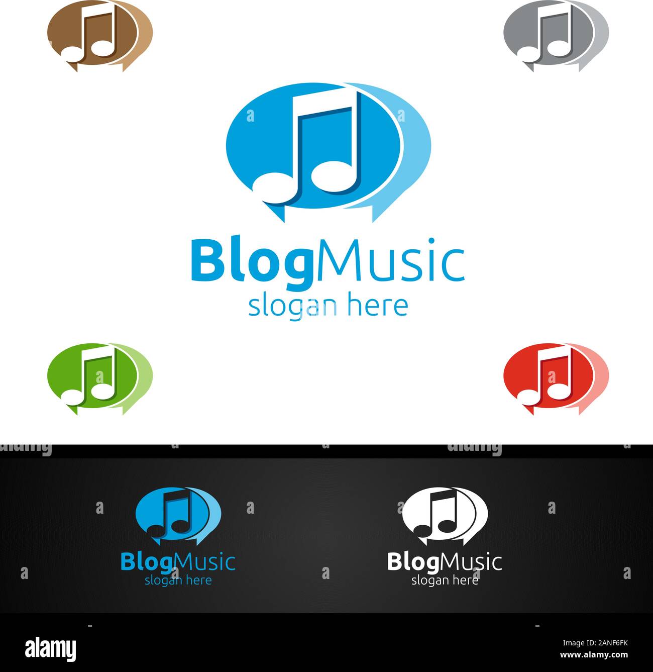Logo chanter Banque d'images vectorielles - Alamy