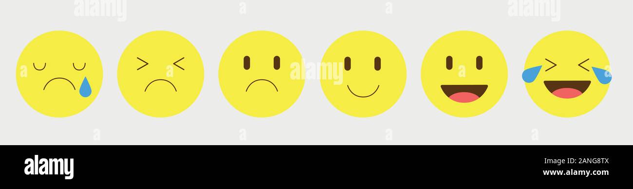 Smiley Emoticon Facial Expression Disappointed Banque d'image et photos ...