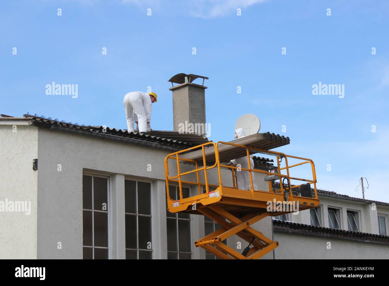 Sur le toit plat Banque de photographies et d’images à haute résolution ...