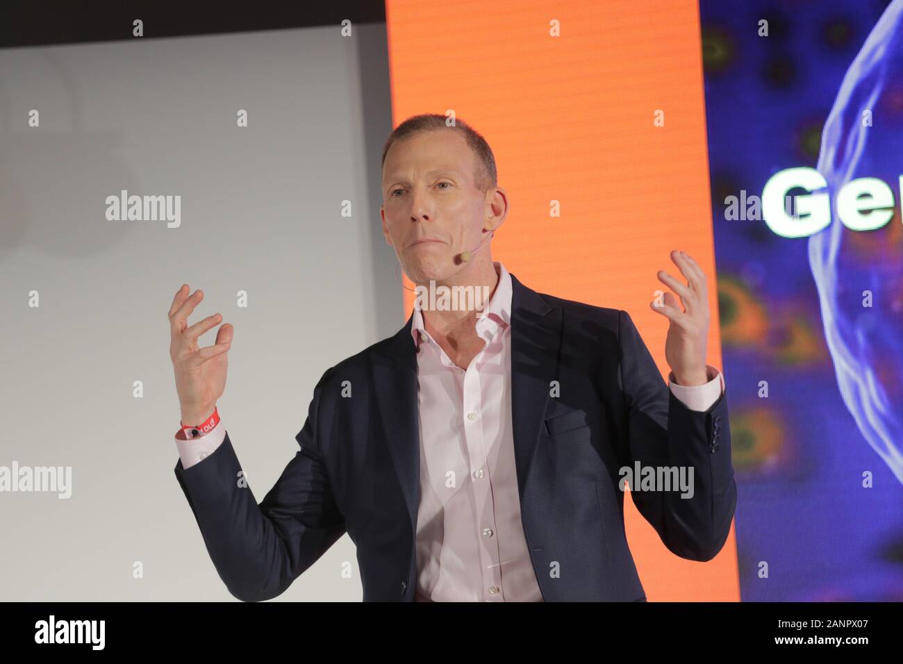 Munich, Bavière. 18 janvier, 2020. Jamie Metzl (futuriste, expert en ...