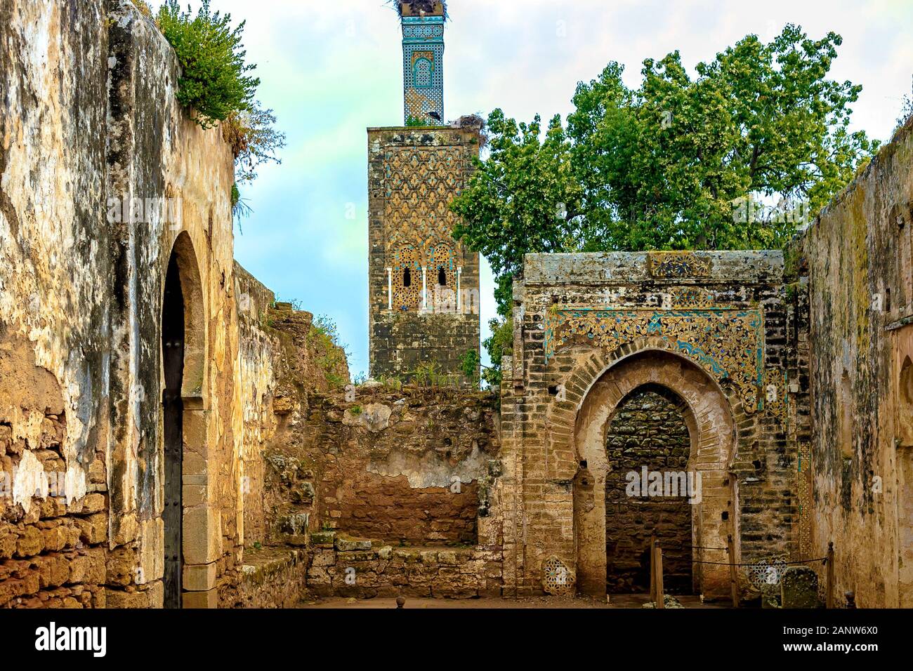 Ruines de la ville romaine connue sous le nom de Sala Colonia et le ...