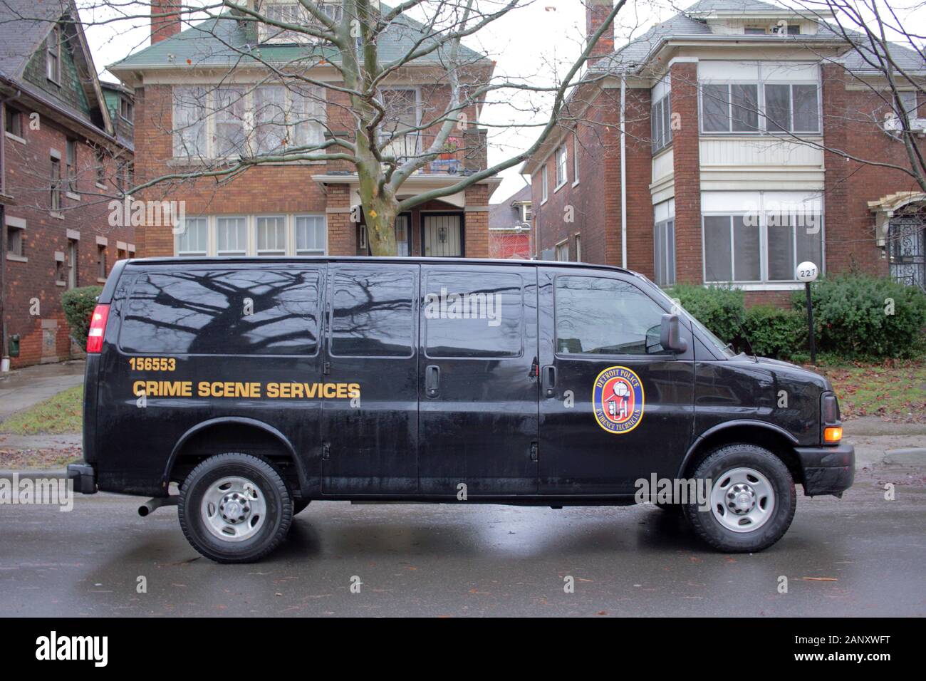 Crime scene investigator vehicle Banque de photographies et d’images à ...