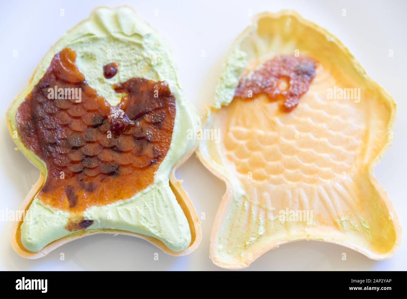 Glace aux haricots rouges Banque de photographies et d’images à haute ...