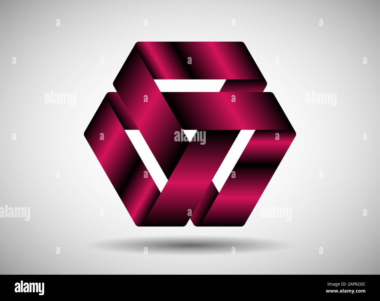 Symbole de la boucle mobius Banque de photographies et d’images à haute ...