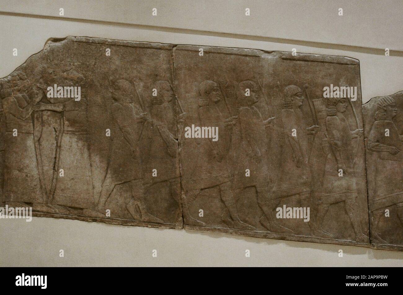 Assyriens. Mésopotamie Supérieure. Palais D'Ashurbanipal, Ninive, Irak ...