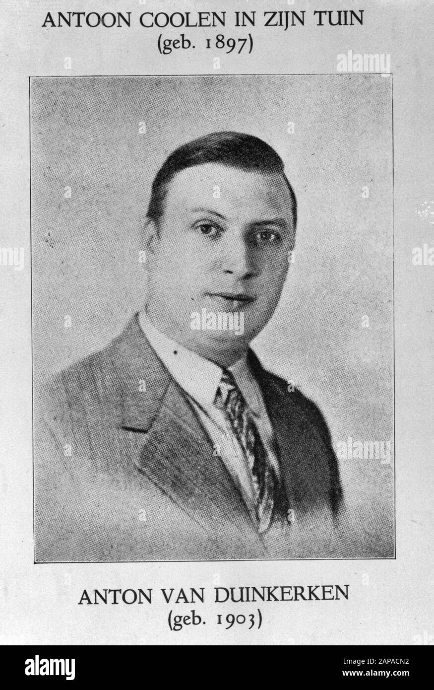 P [Portraits/Persons]/Anefo London series Description: Anton van Dunkerque (b. 1903) Annotation ...