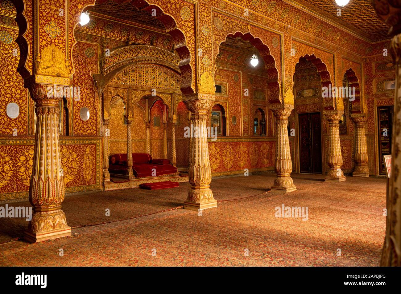 Karan mahal junagarh fort bikaner Banque de photographies et d’images à ...