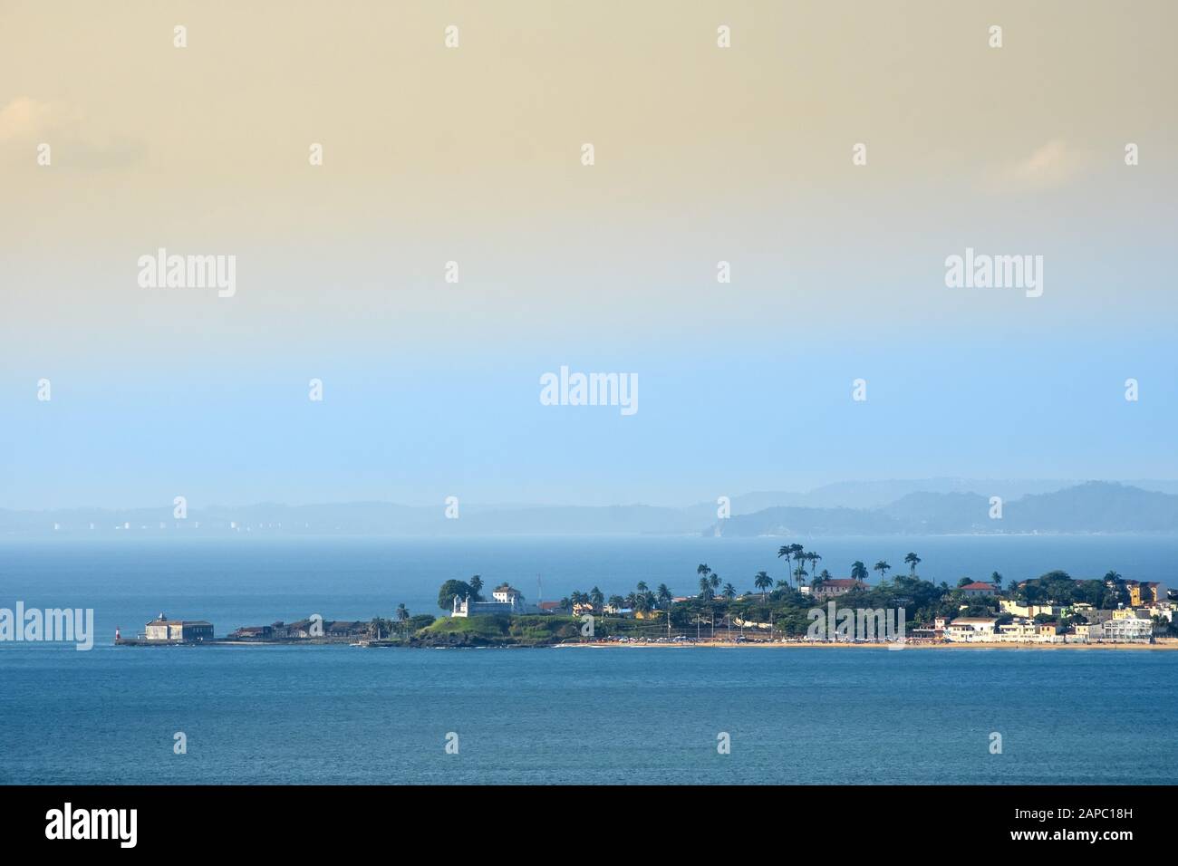 Quartier de Boa Viagem avec la plage de Boa Viagem, Ponta do Humaita ...