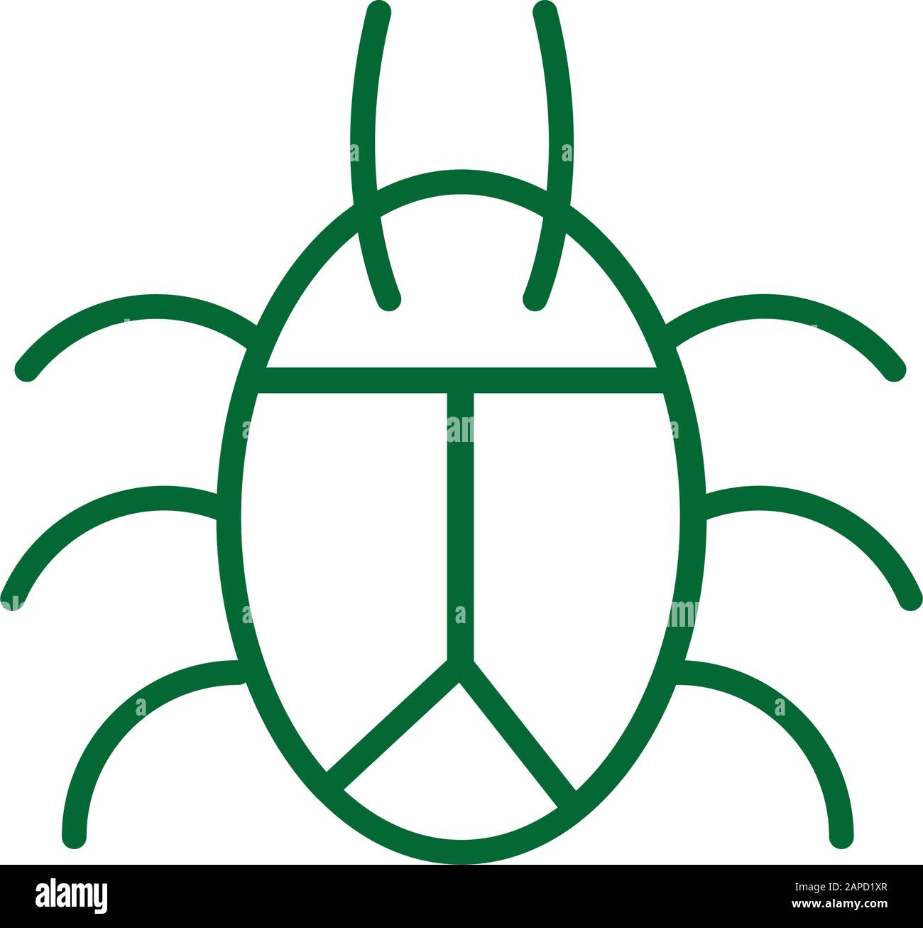 Bug du bouclier commun Banque d'images vectorielles - Alamy