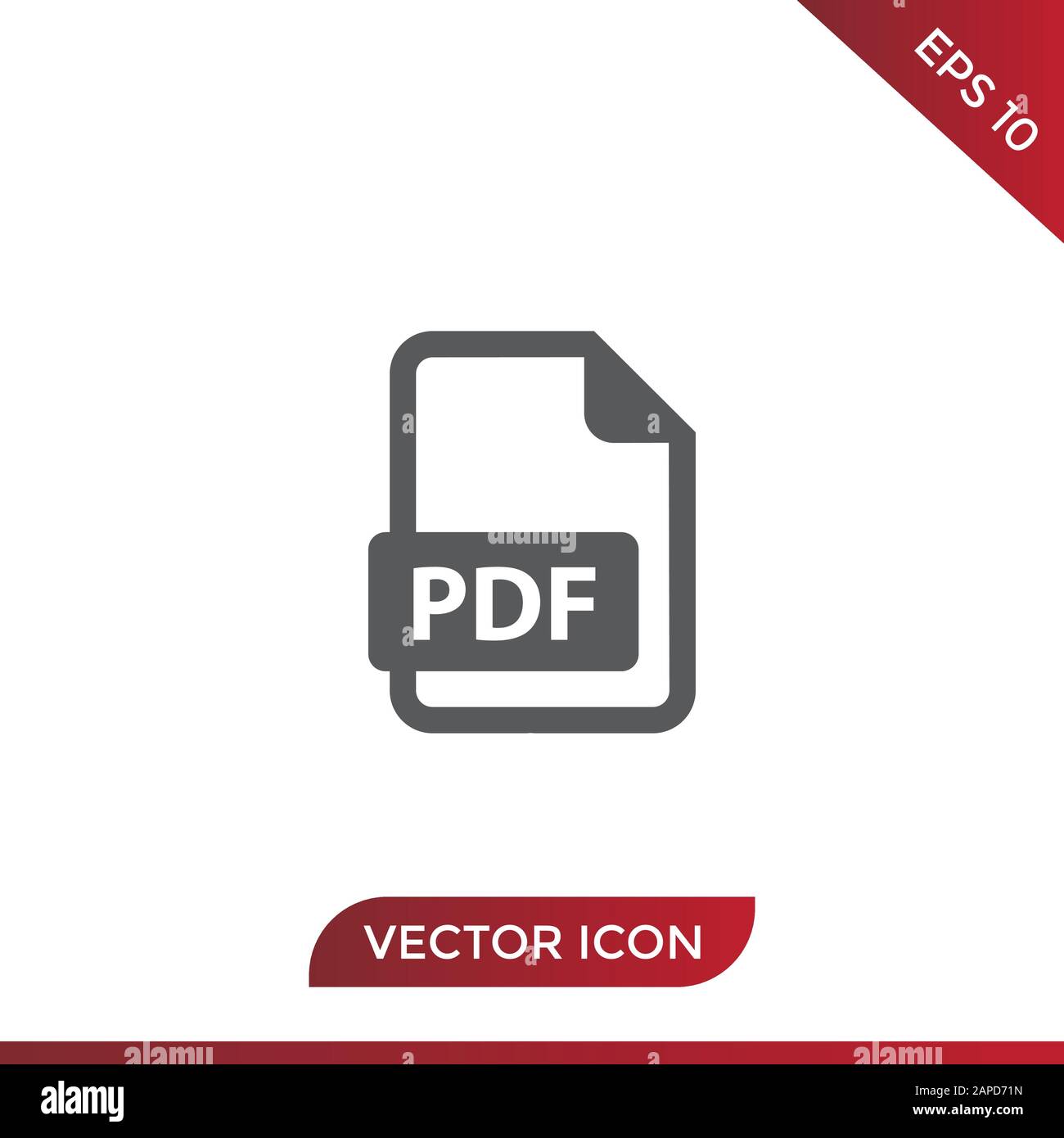 Symbole pdf Banque d'images vectorielles - Page 2 - Alamy