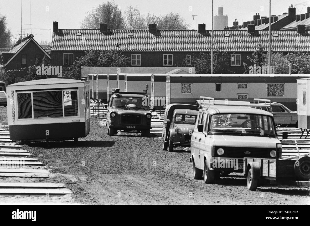 Parc de caravanes en construction Banque de photographies et d’images à ...