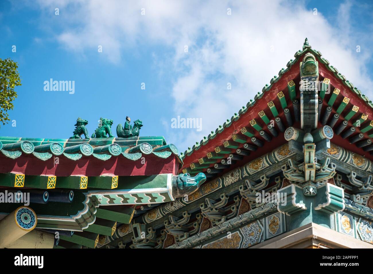 Architecture de toit chinois Banque de photographies et d’images à ...