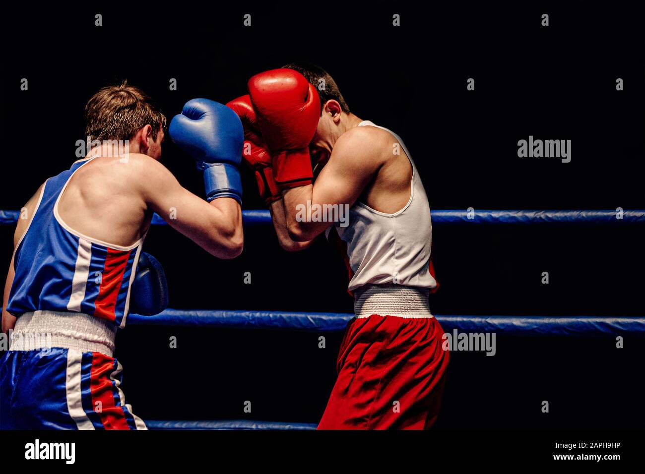 Match de boxe Banque de photographies et d’images à haute résolution ...