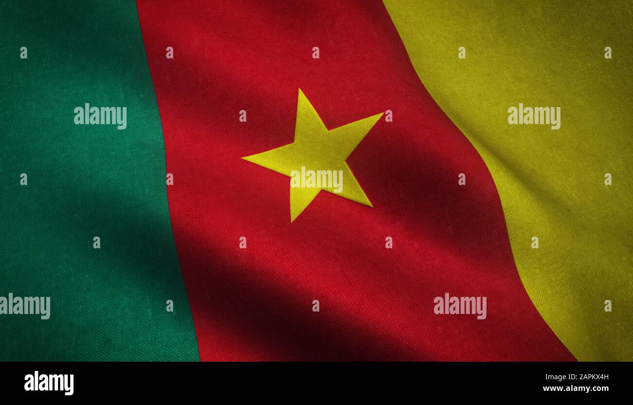 Drapeau cameroun algérie foot Banque de photographies et d’images à ...