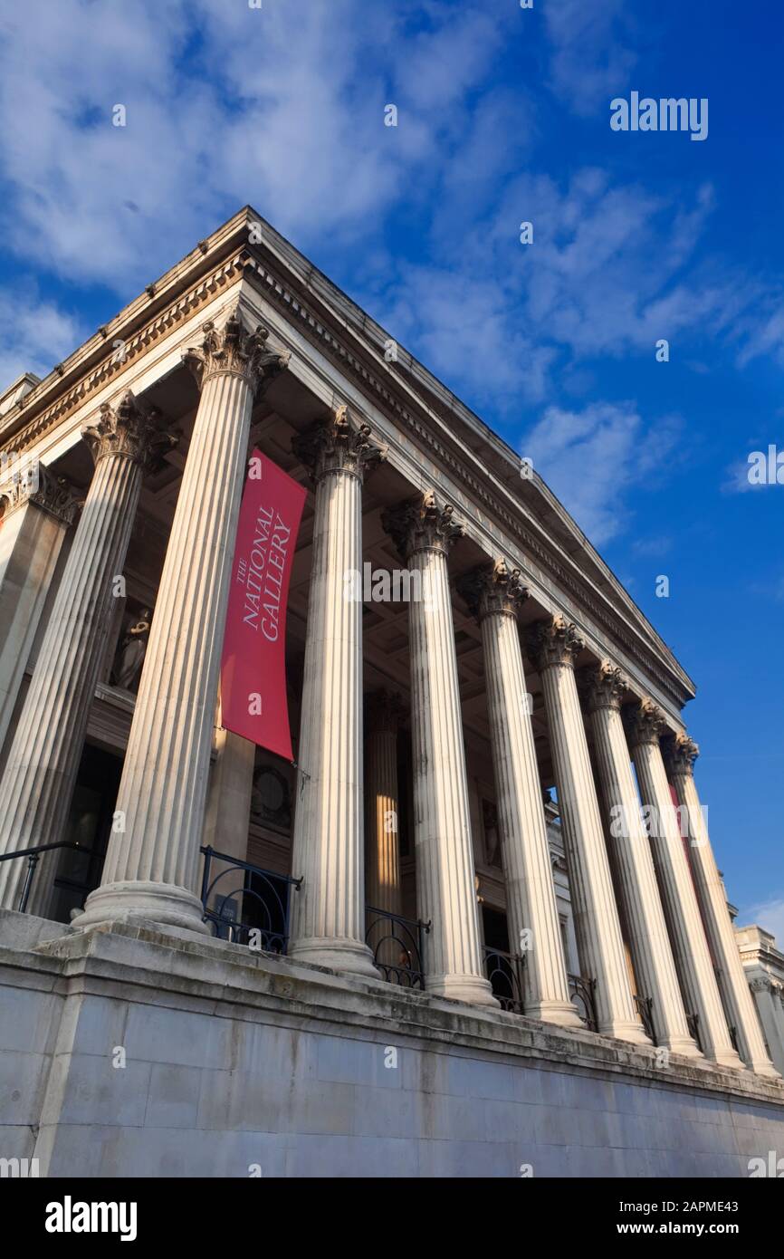 Trafalgar Square National Gallery Banque d'image et photos - Alamy