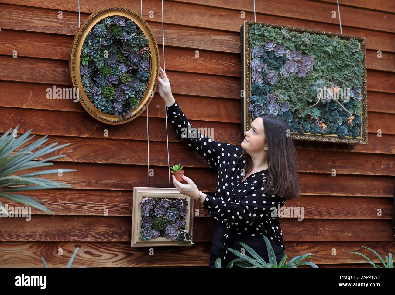Georgina Duff a photographié l'ajustement des cadres pleins de ...