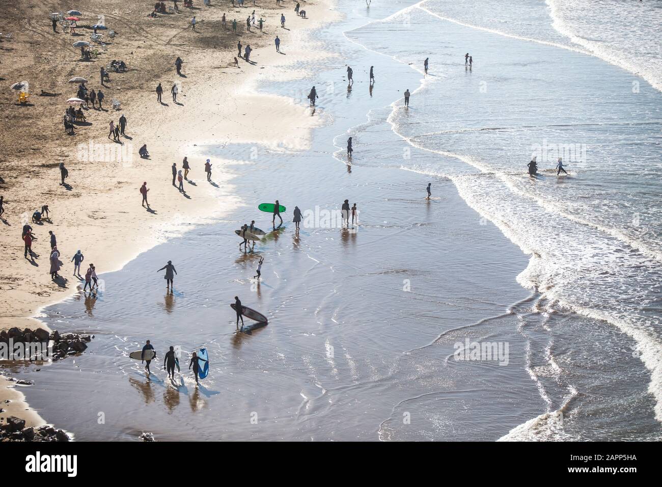 Maroc rabat plage Banque d'image et photos - Alamy