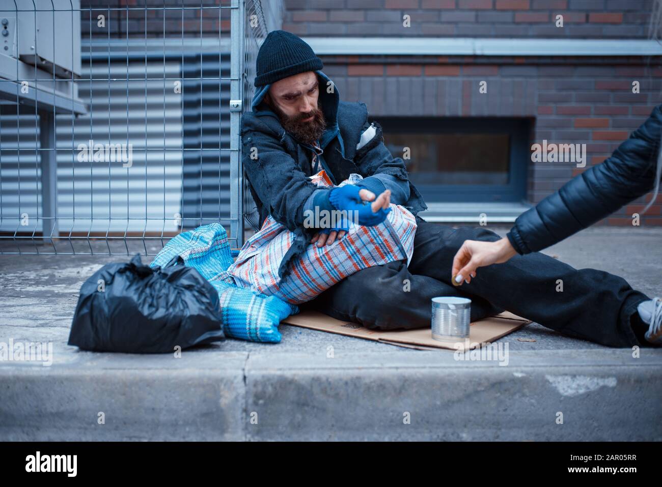 Mendiant clochard Banque de photographies et d’images à haute ...