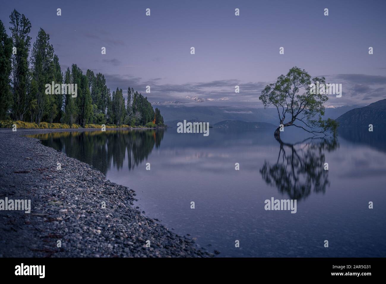 Paysage de wanaka Banque de photographies et d’images à haute résolution - Alamy