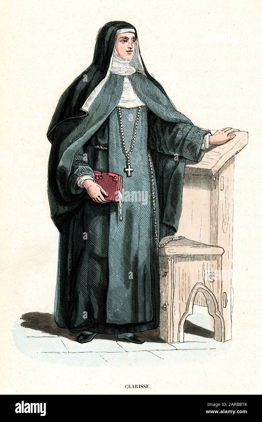 Saint clara of assisi Banque de photographies et d’images à haute ...