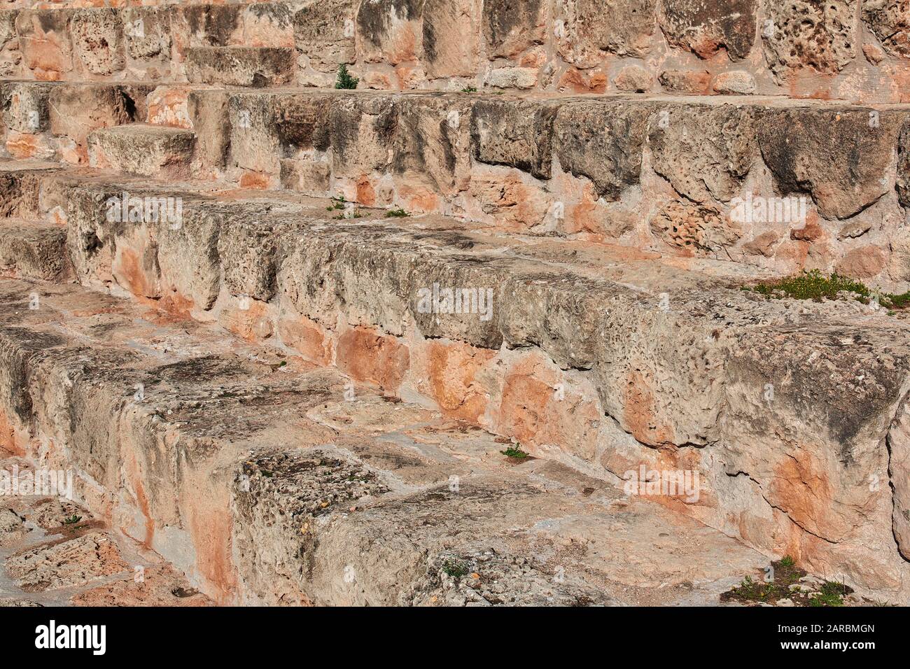 Salamine Anciennes Ruines Romaines Du Nord De Chypre Banque d'image et ...