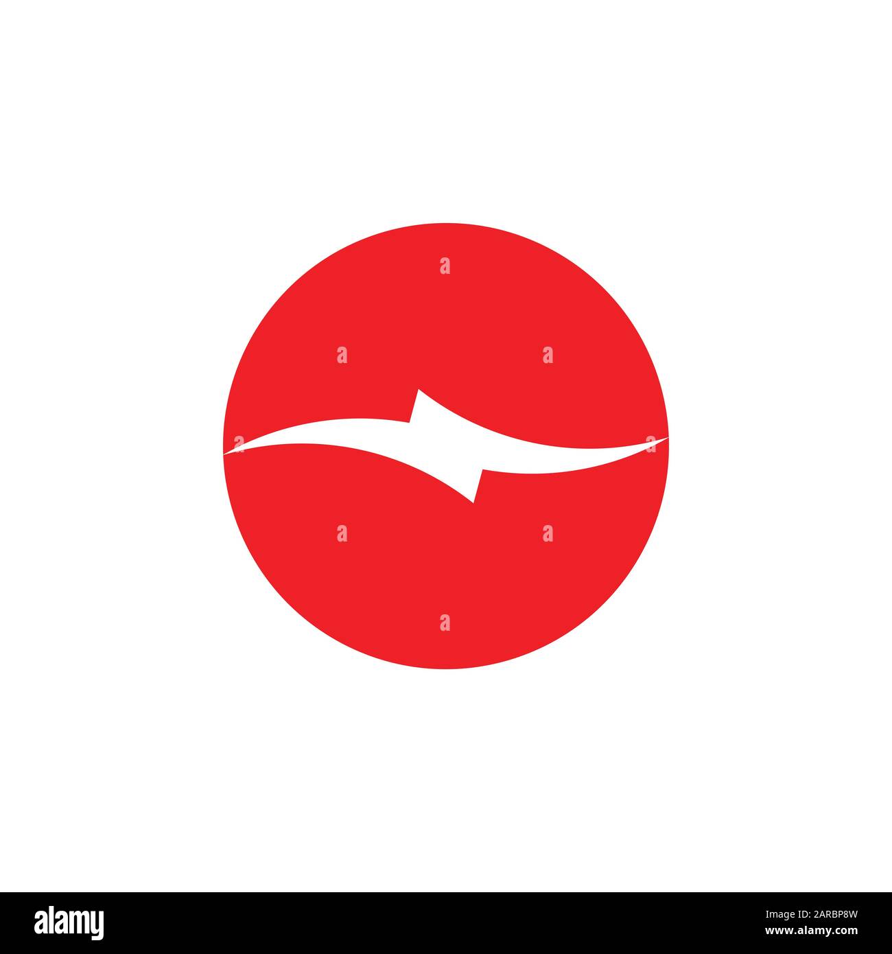 courbes géométriques symbole de puissance vecteur logo Image ...