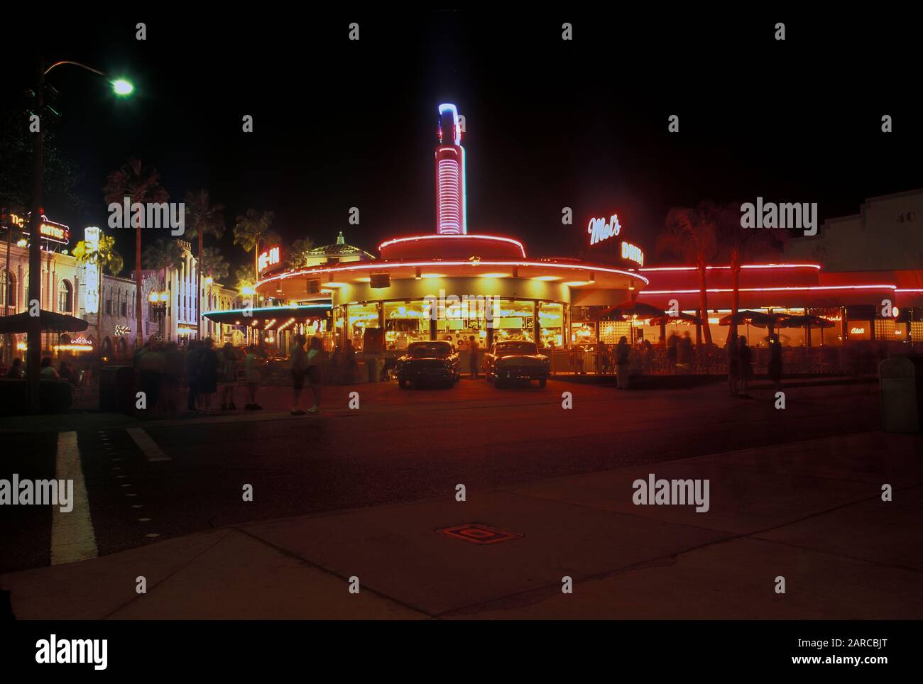 1950s fast food diner Banque de photographies et d’images à haute ...