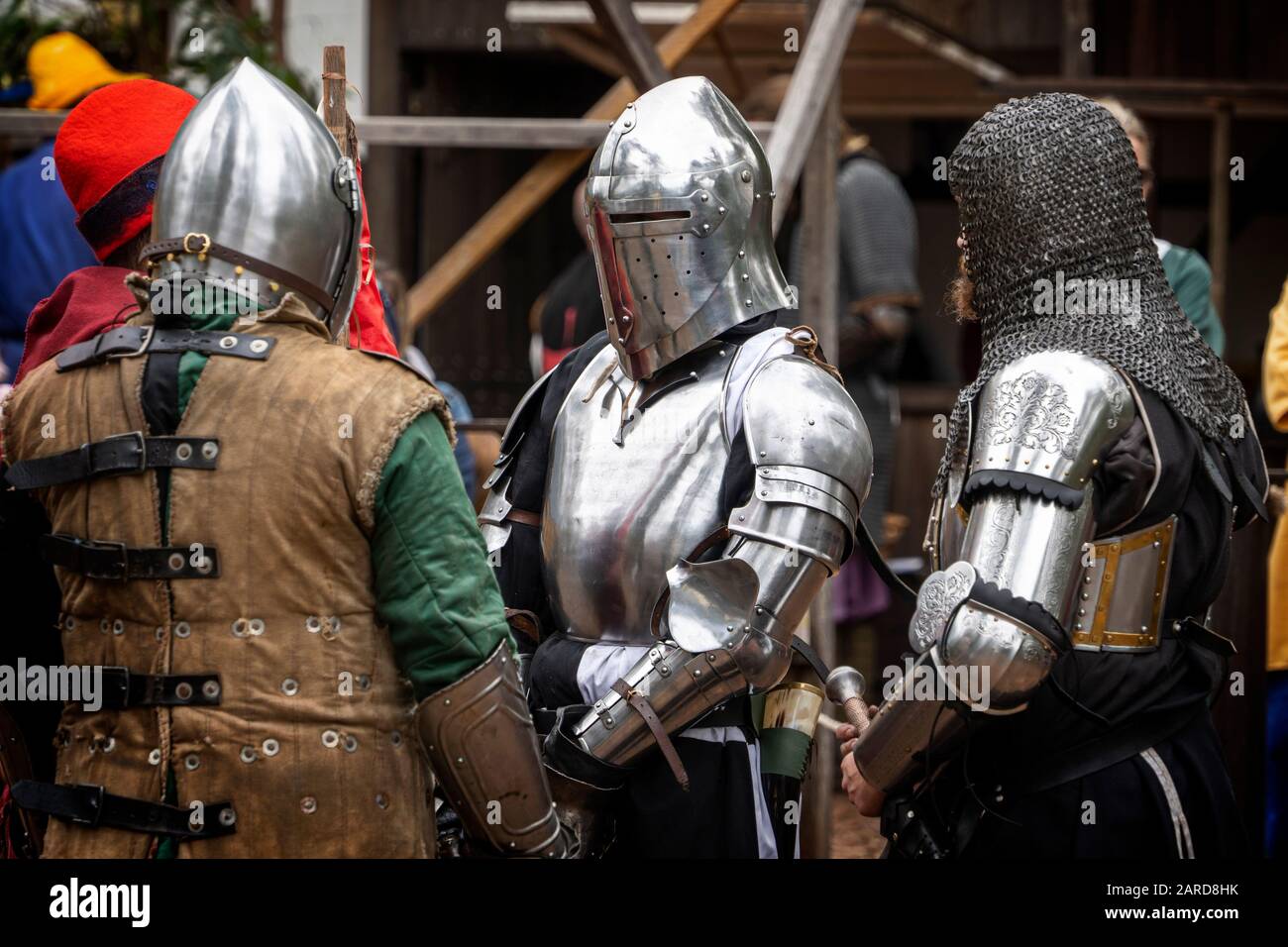 Guerrier combat combat chevalier Banque de photographies et d’images à ...