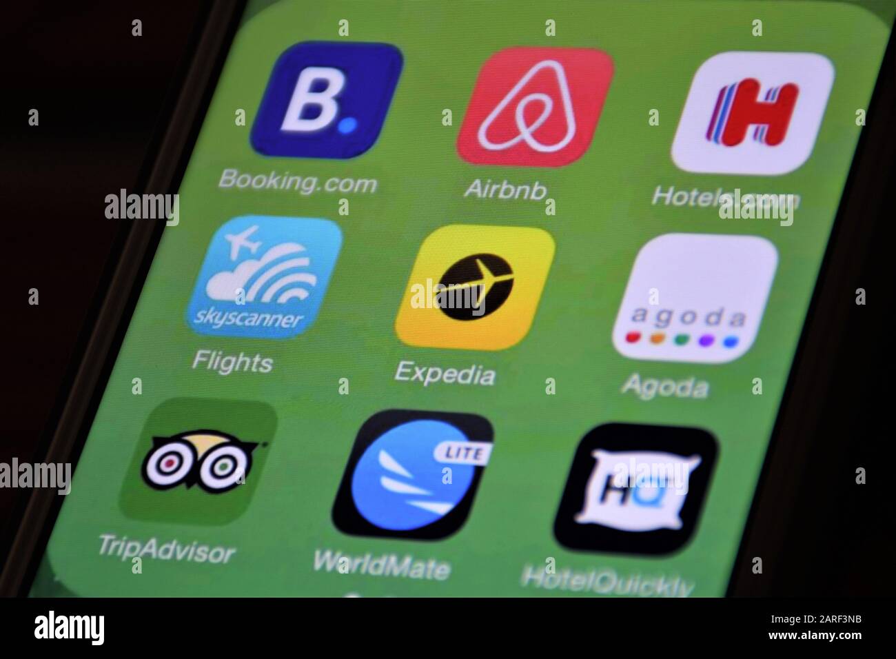 Application mobile agoda Banque de photographies et d’images à haute ...