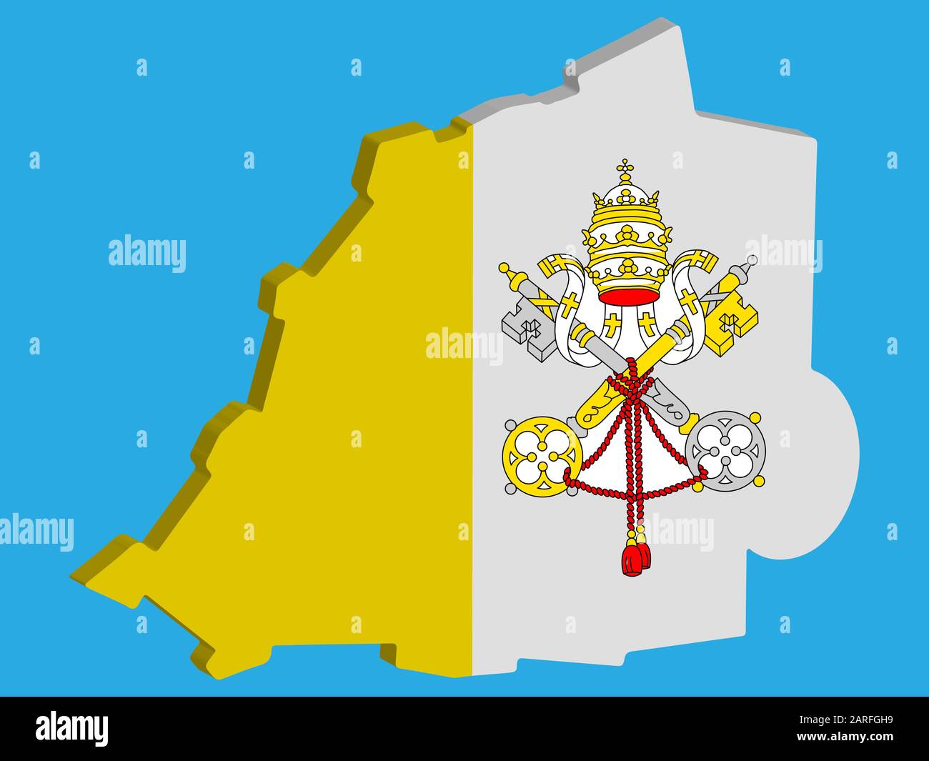 Armoiries vatican Banque d'images vectorielles - Alamy