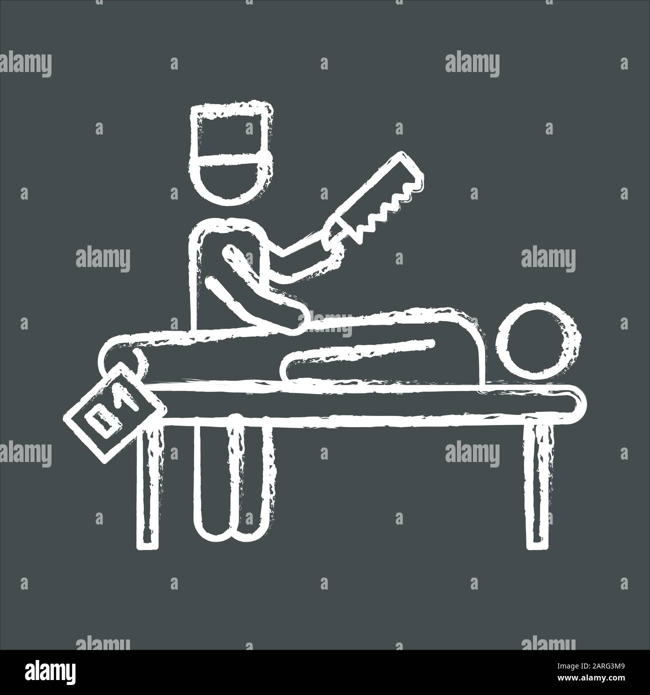 Cadaver dissection Banque d'images vectorielles - Alamy