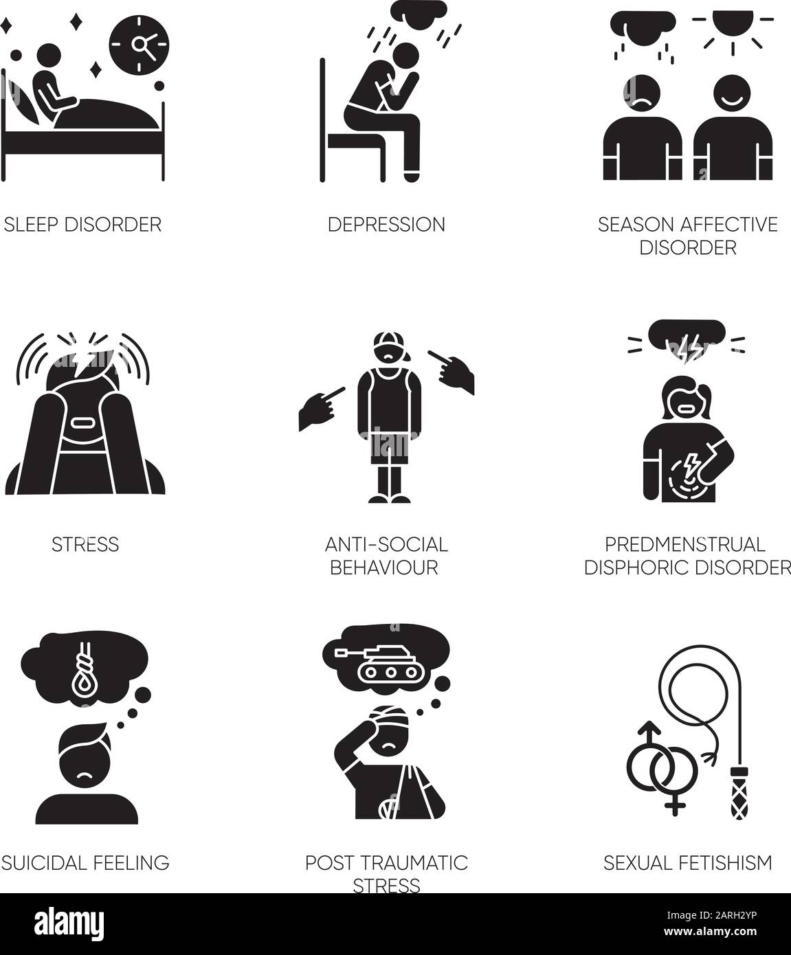 Anti stress pictogramme Banque de photographies et d’images à haute ...