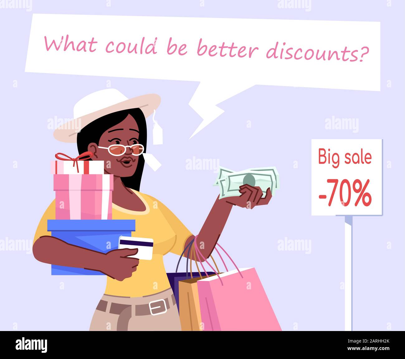 Achats compulsifs Banque d'images vectorielles - Alamy