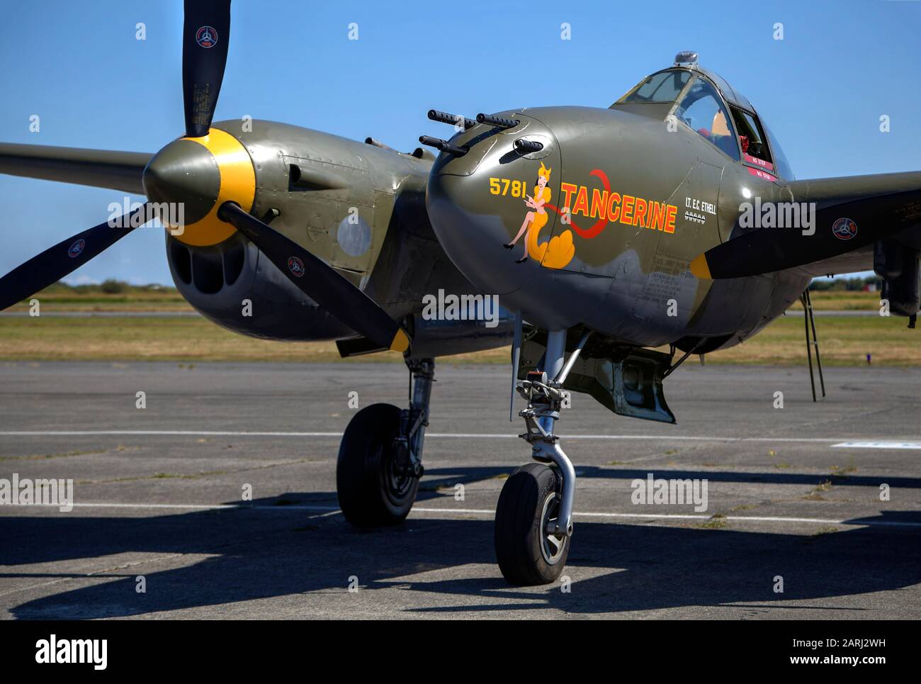 Lockheed p 38 lightning night fighter Banque de photographies et d ...
