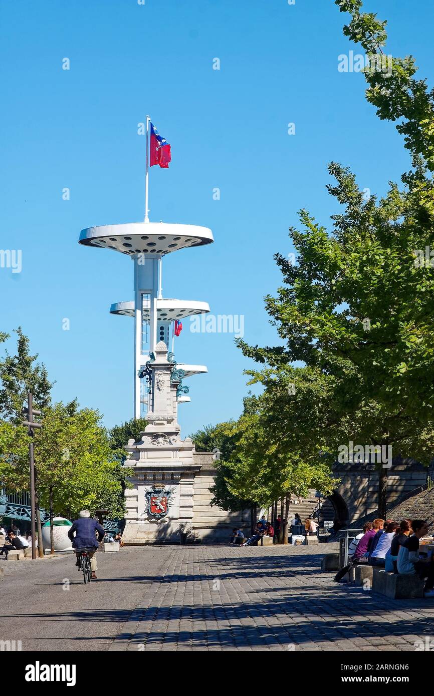 Drapeau de la ville de lyon Banque de photographies et d’images à haute ...